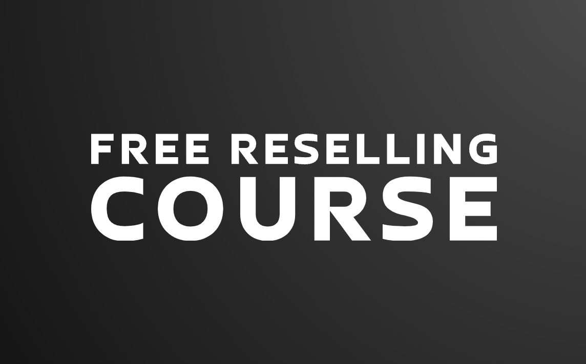 Free Reselling Course · Sneaker Reselling Academy