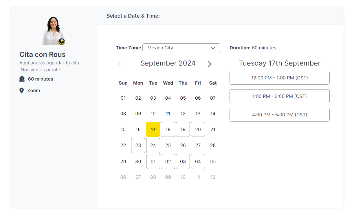 [CF2.0] Did you set up your Appointments Scheduler? · Selling Online / Prime Mover