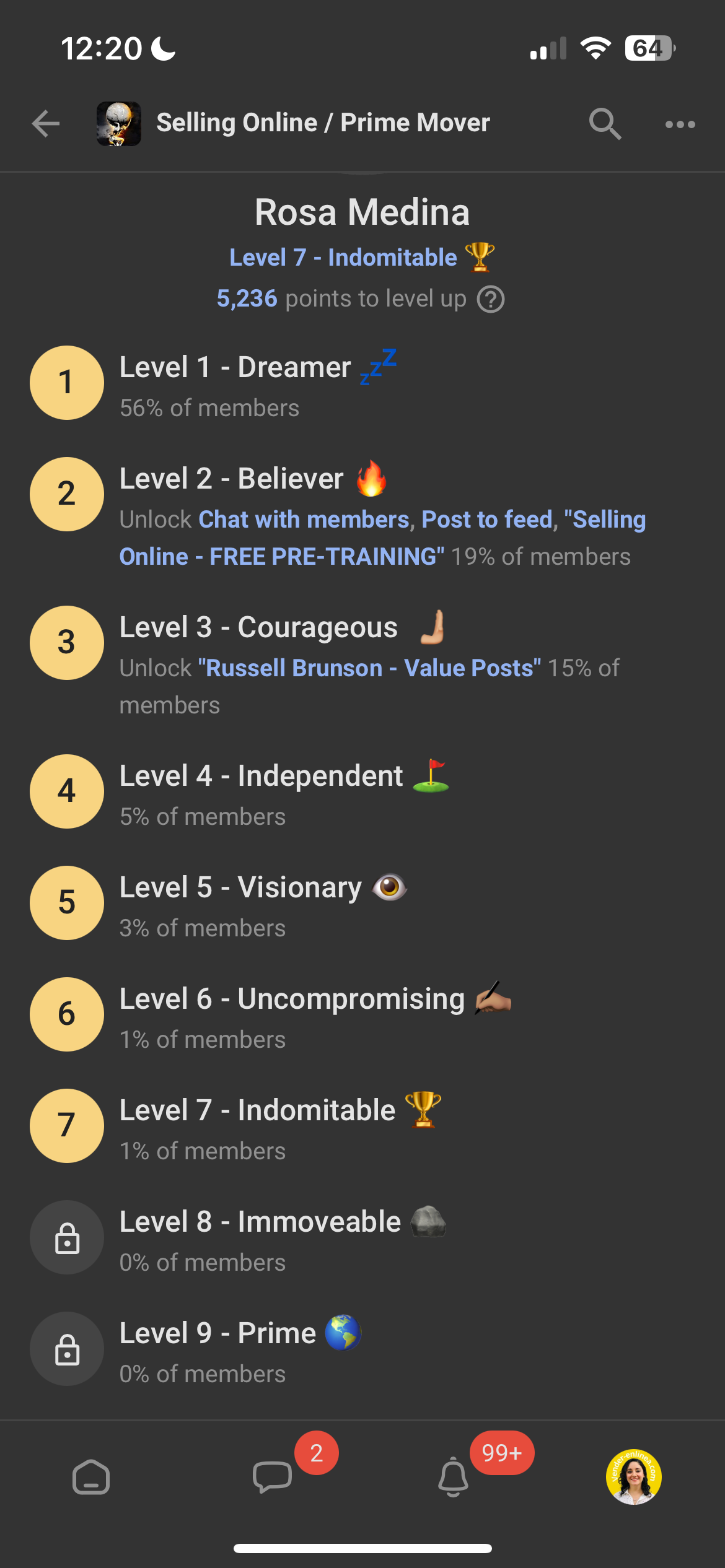How do I get points at Skool? · Selling Online / Prime Mover