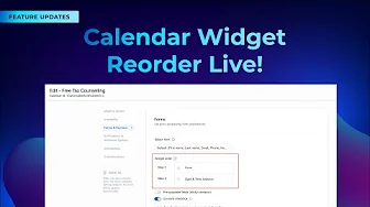 Calendar Widget Reorder Live! · GoHighLevel w/ Robb Bailey