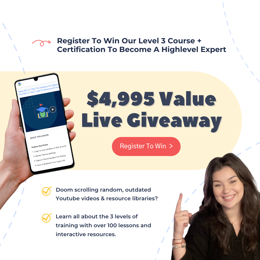 🔥 Get In Control Of Highlevel GIVEAWAY 🔥 Robb Bailey & The Academy for HighLevel · GoHighLevel w ...