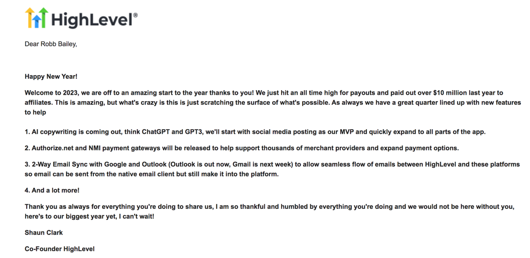 GHL 2023 Sneak Peak · GoHighLevel w/ Robb Bailey