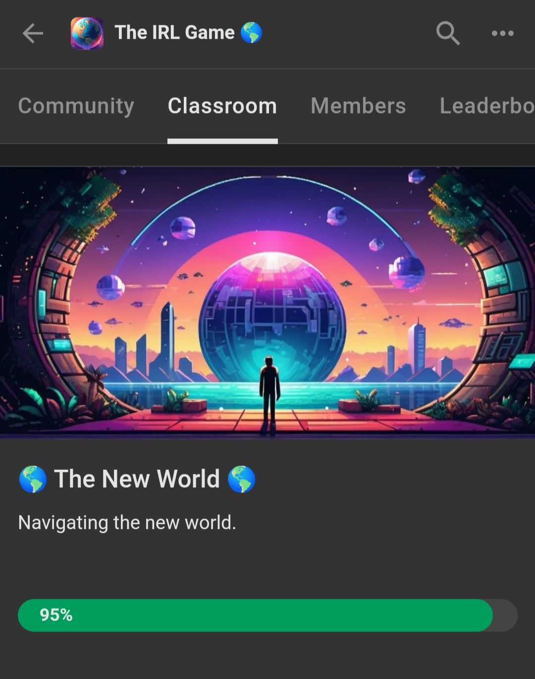 The New World - Finish - My Journey Through the First Level of IRL Game ...