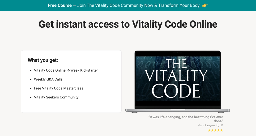 The Vitality Code
