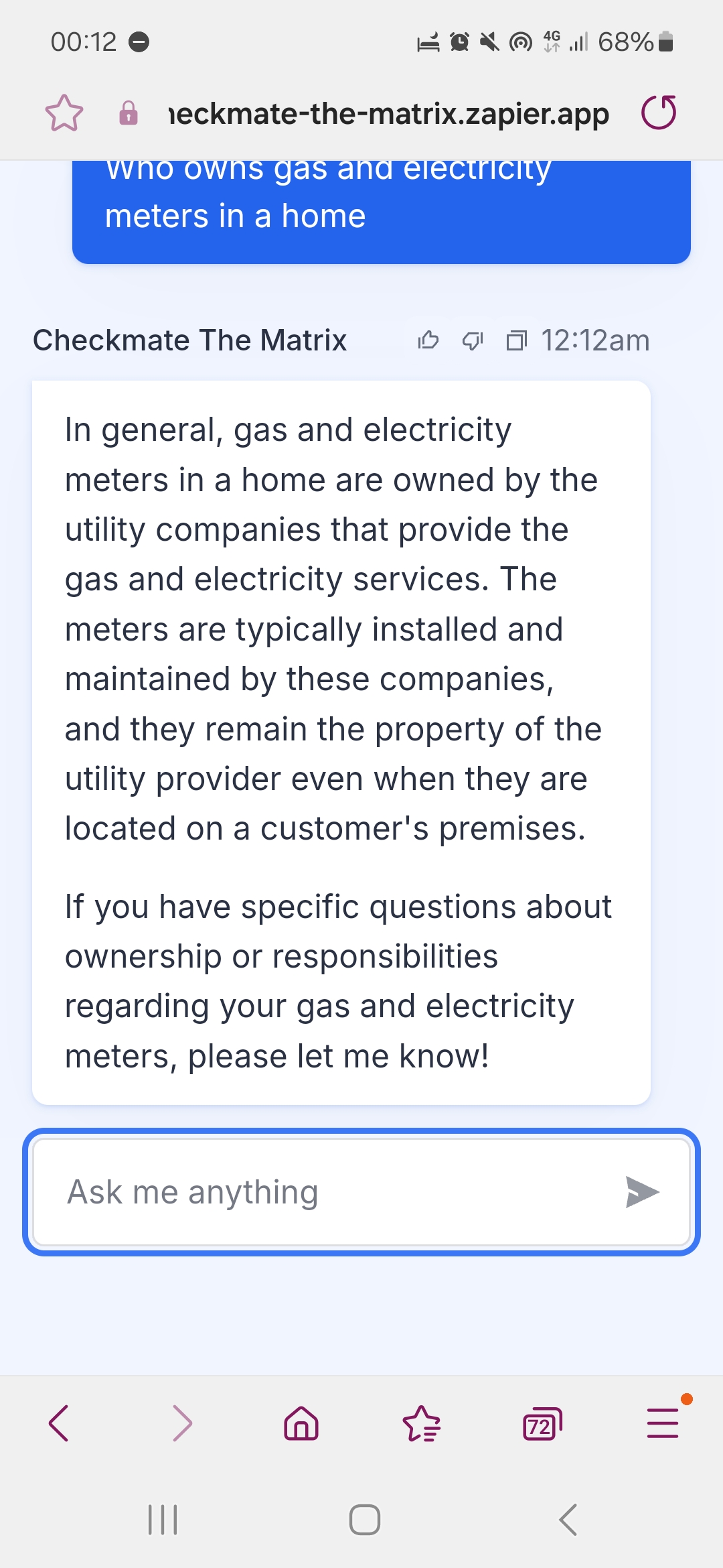 Gas/Electric meters · Checkmate The Matrix