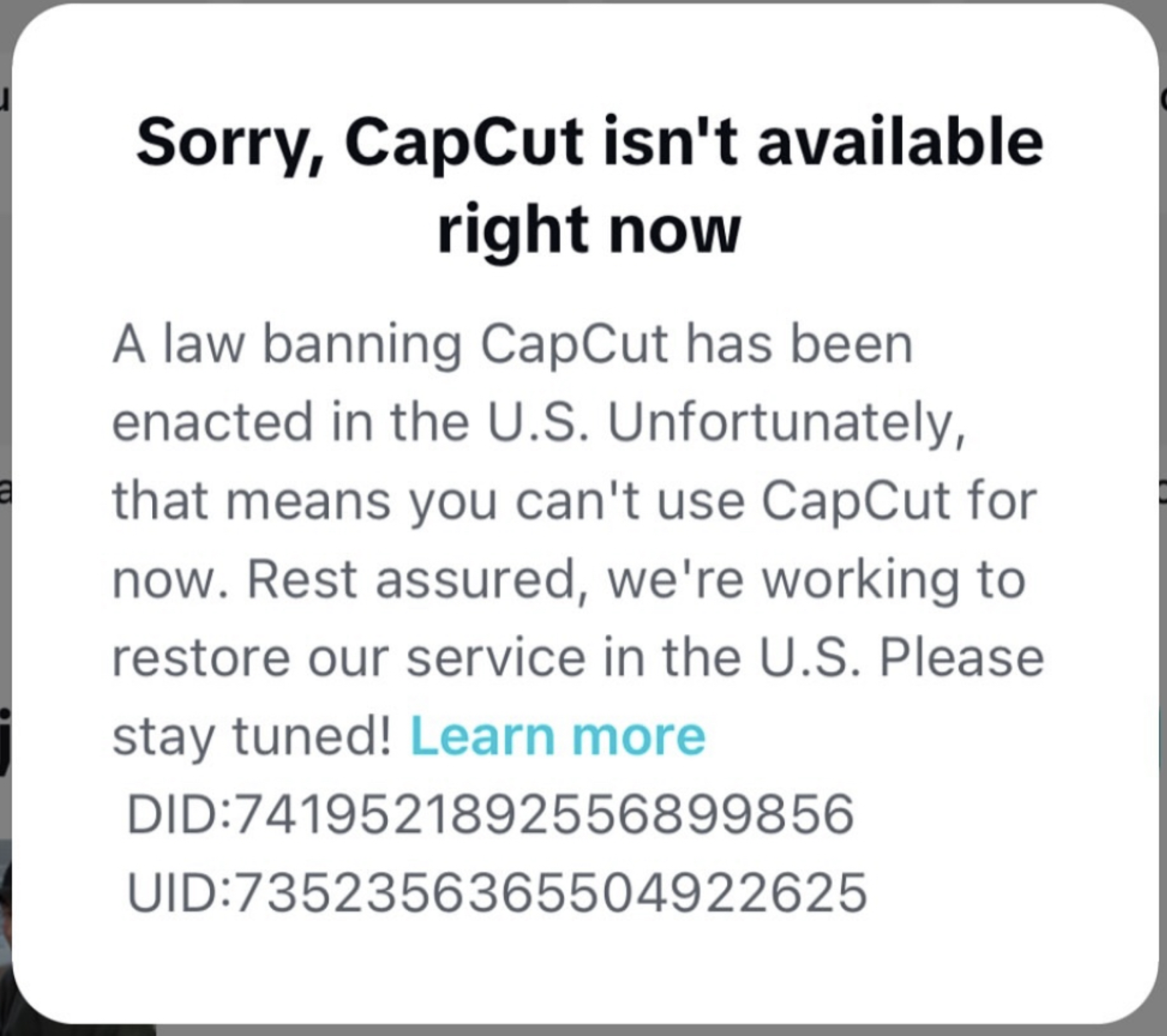 CapCut Ban? Everything You Need To Know! · Newsletter