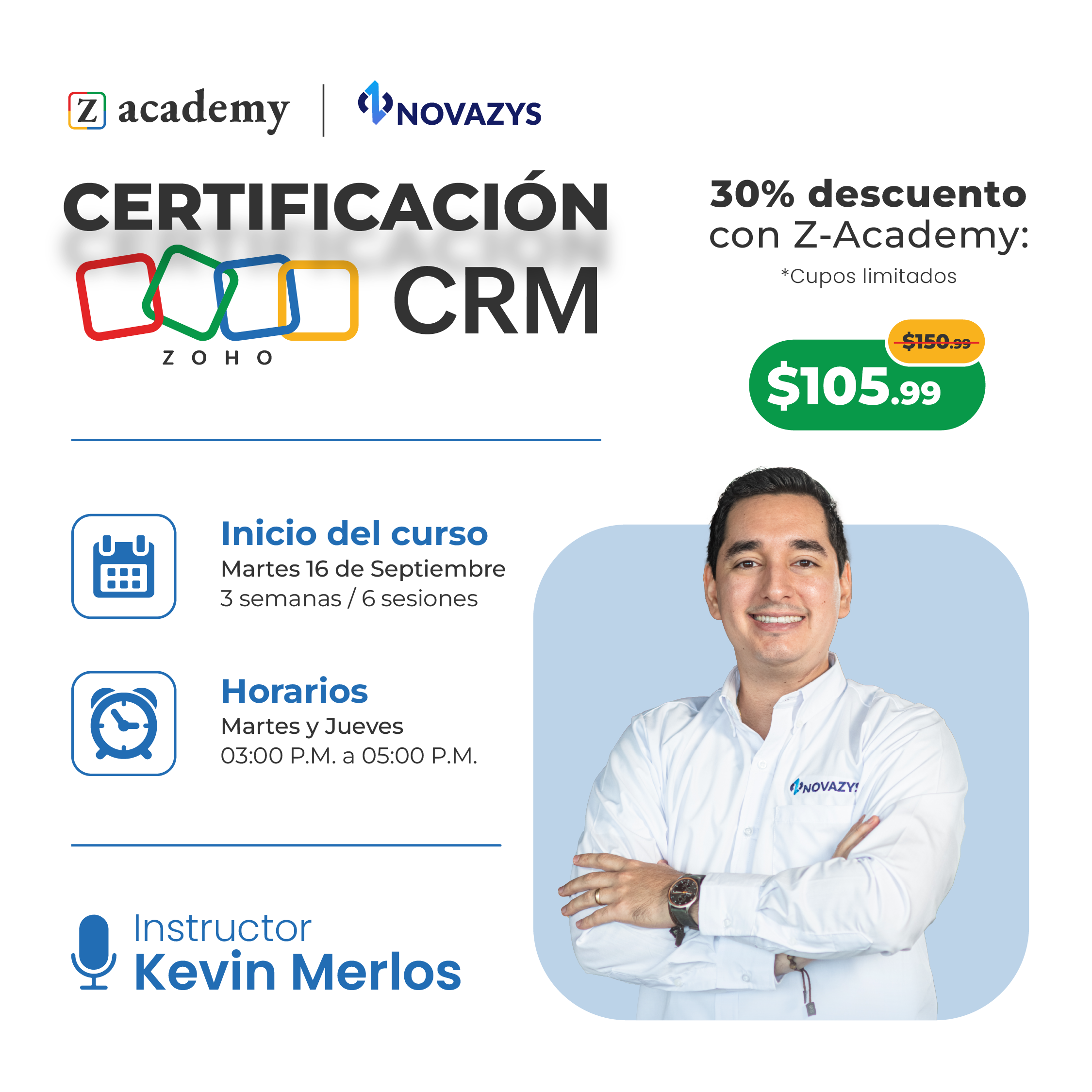 Certificación en Zoho CRM 2025 · Z Academy