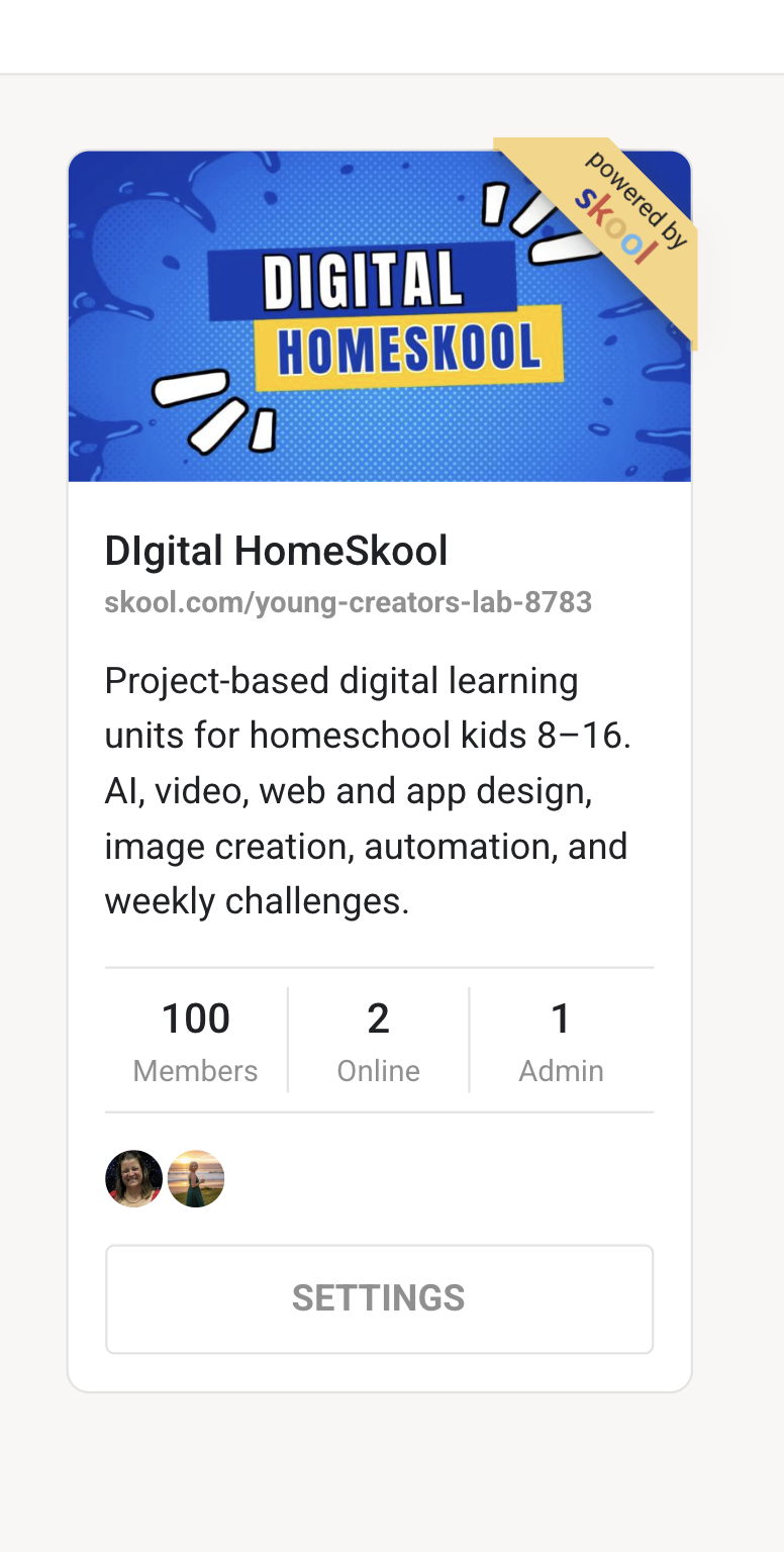🎉 We Hit 100 Members! · Digital HomeSkool