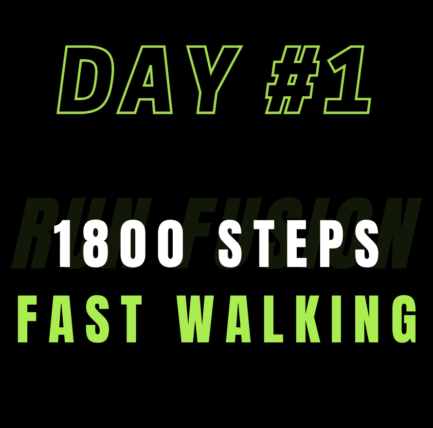 Second Week - DAY#1 - Step Into Better Health!! 👣 · RunFusion - Runner ...
