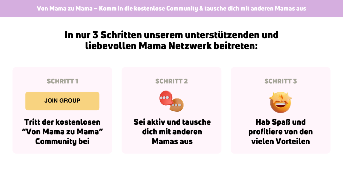 Von Mama zu Mama