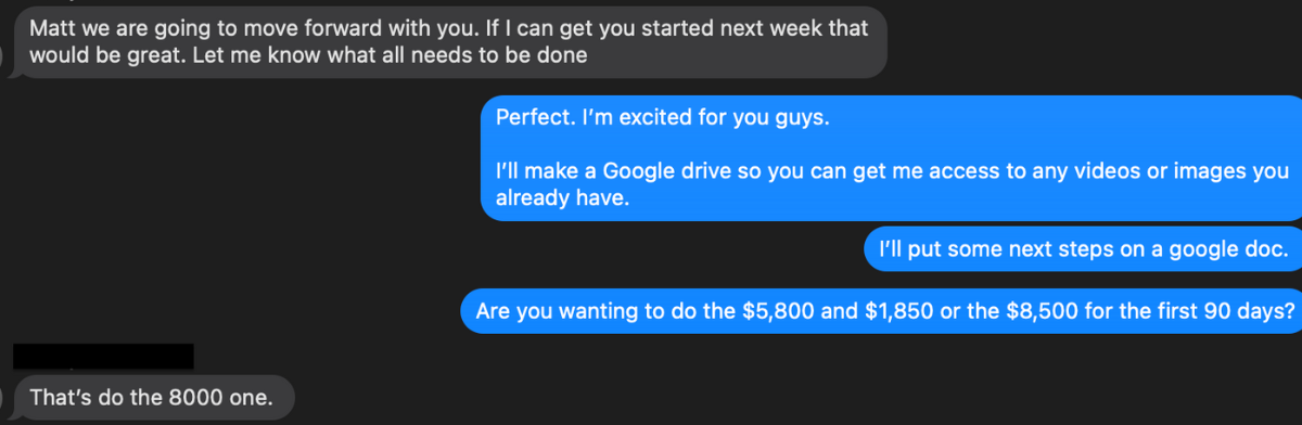 Client Thanked Me For a $8,500 Sale 💪 · ChatGPT Users