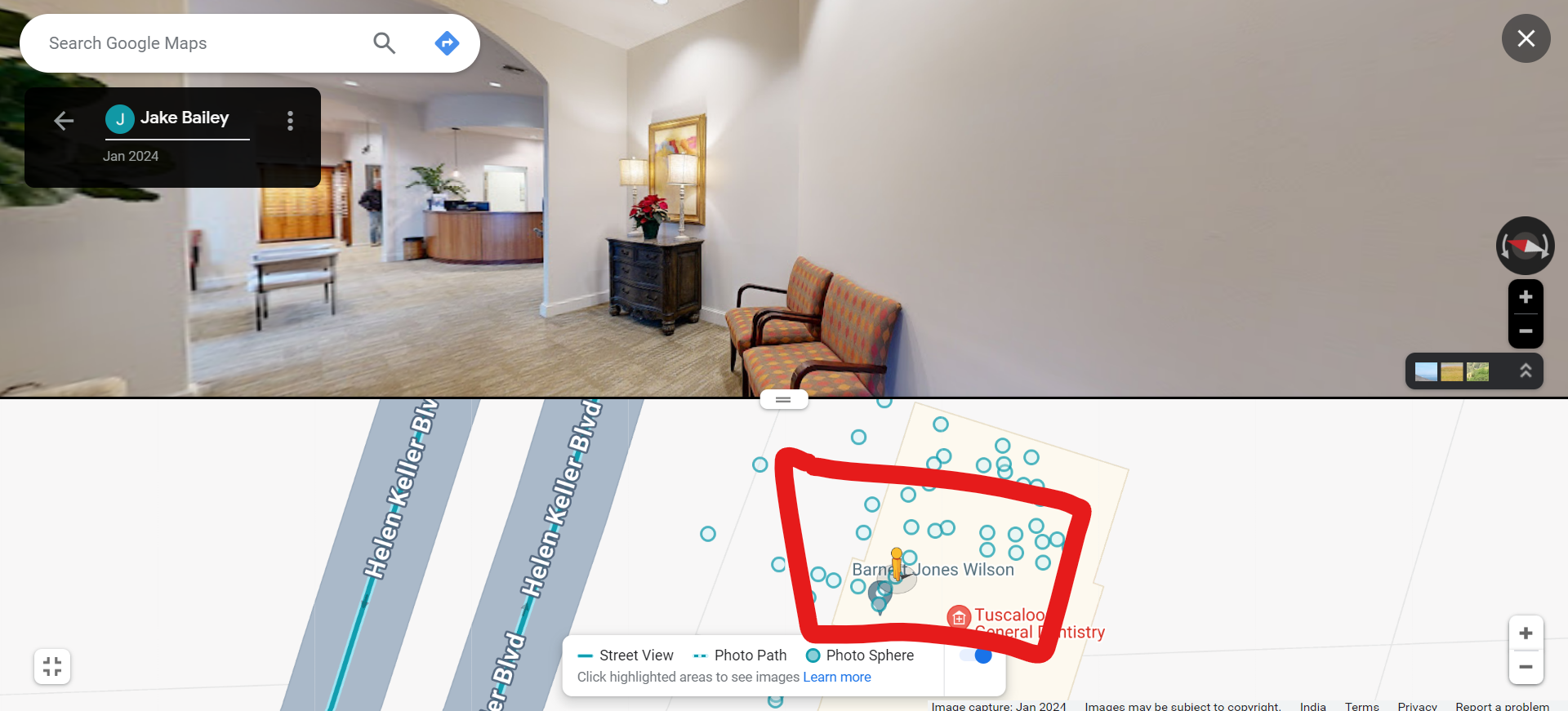 Looking for an easy way to access 360 tour posted on Google Maps · 360º ...