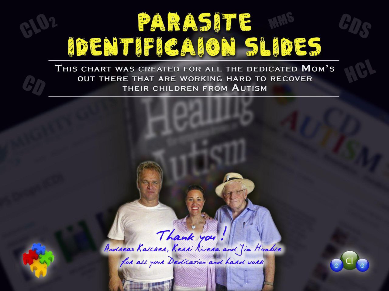 Parasite Identification · Chlorine Dioxide Testimonies