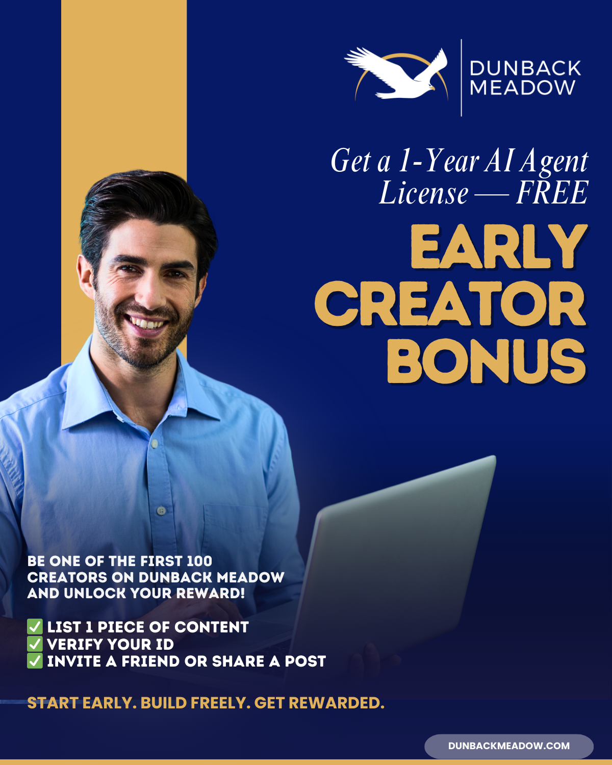 🎁 Early Creator Bonus – Limited Time Only! · AI agents marketplace