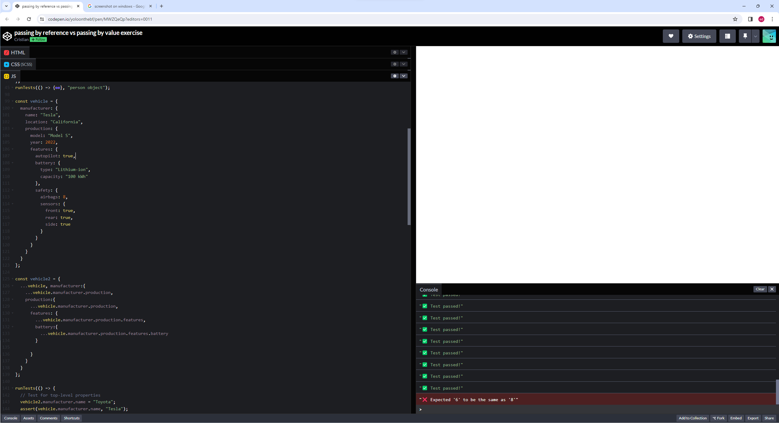 passing reference · Developer Pro