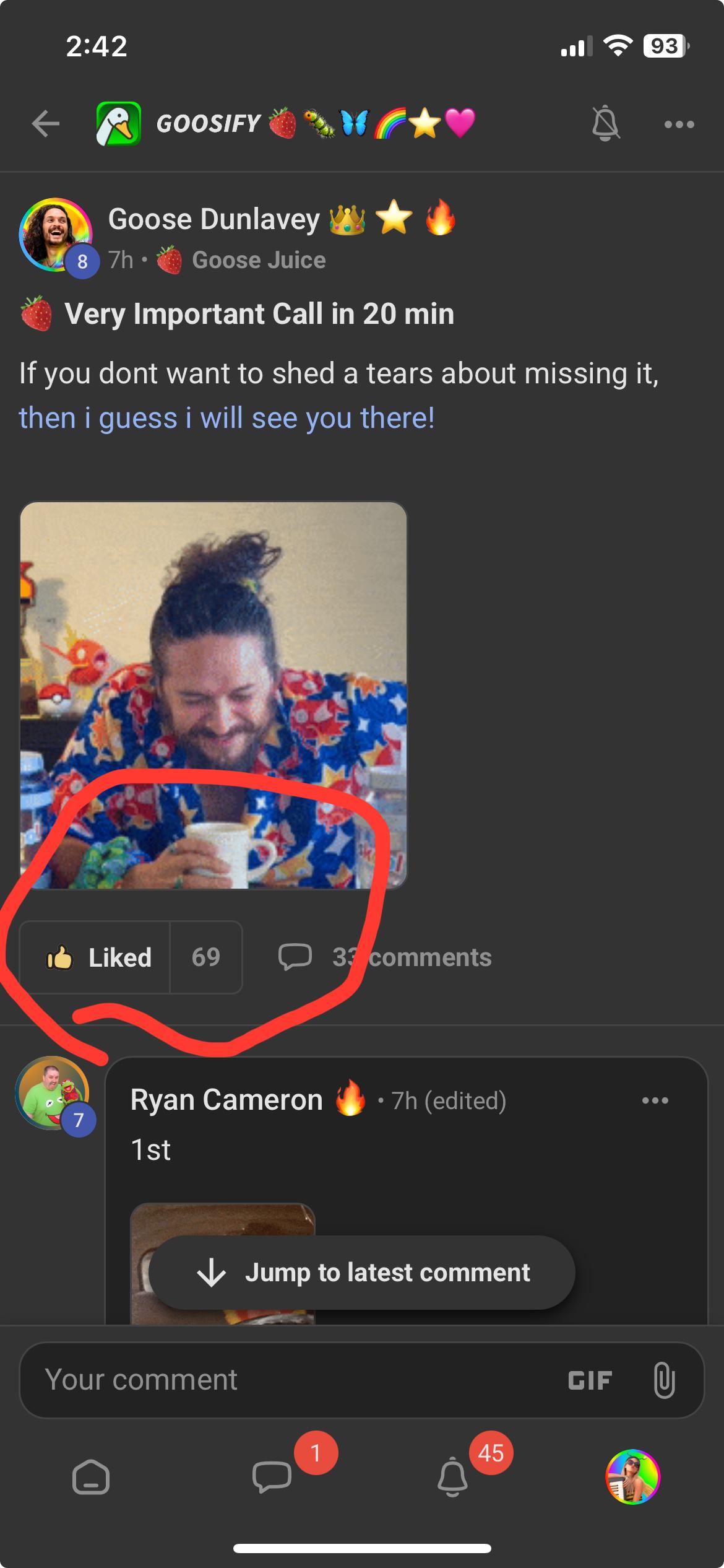 wtf 69 is chasing me!! · 𝙂𝙊𝙊𝙎𝙄𝙁𝙔 🍓🐛🦋🌈⭐️🩷