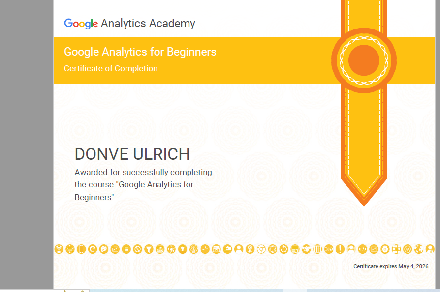 Google Analytics ID credentials · Max Business School™