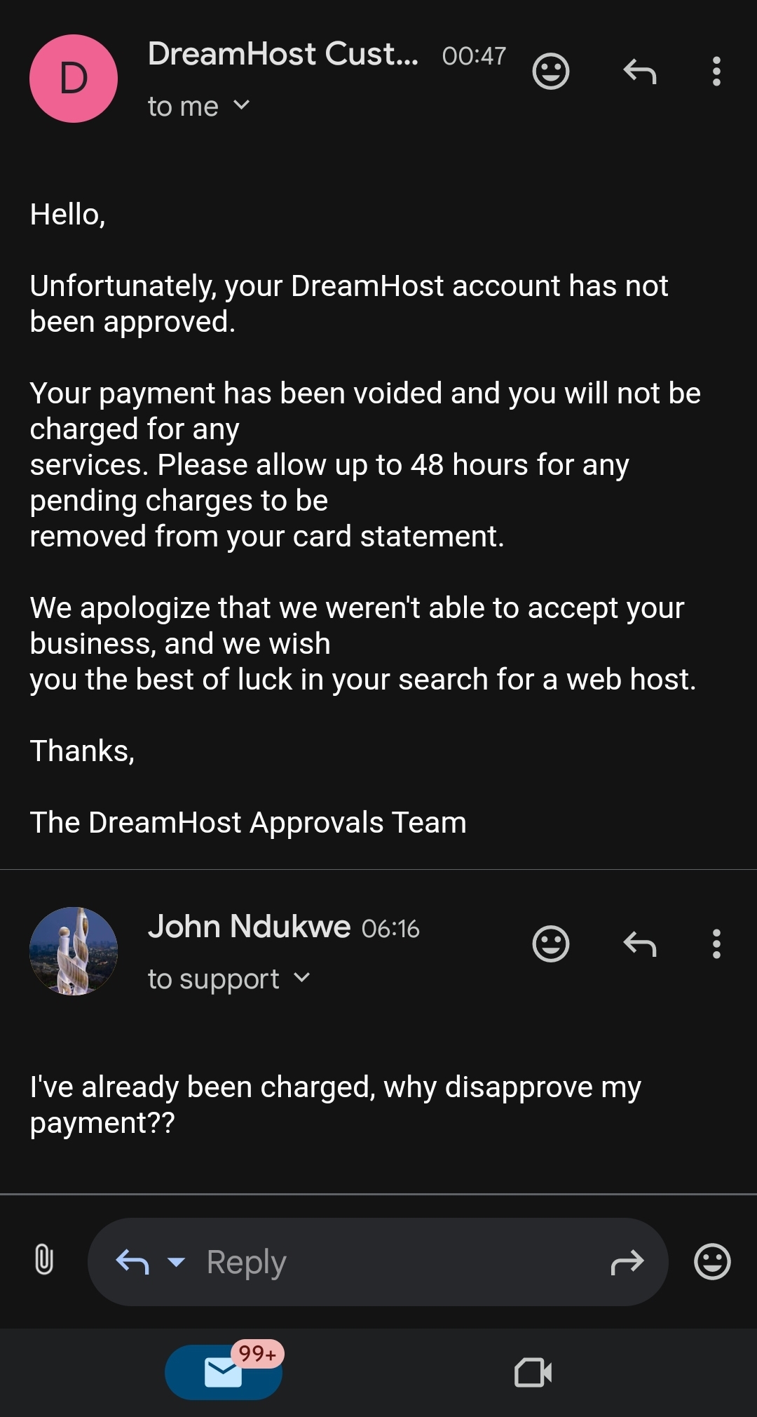 Domain Host Issue · Max Business School™