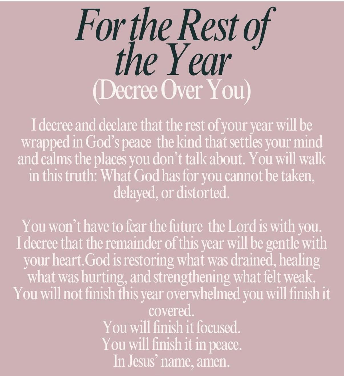 DECLARE AND DECREE EVERYTHING YOU NEED · Standing & Rebuilding Ministry