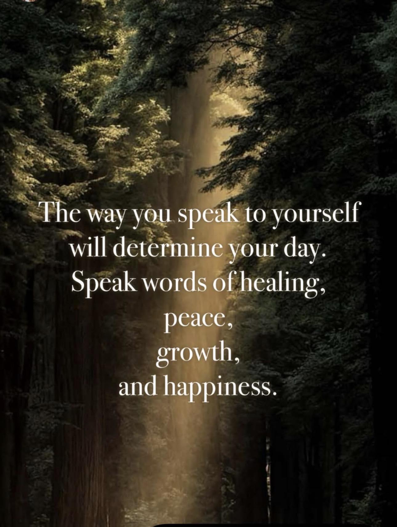 SPEAK LIFE OVER YOURSELF · Standing & Rebuilding Ministry