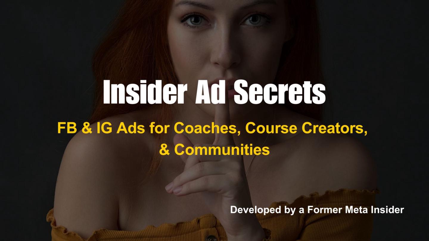 Insider Ad Secrets