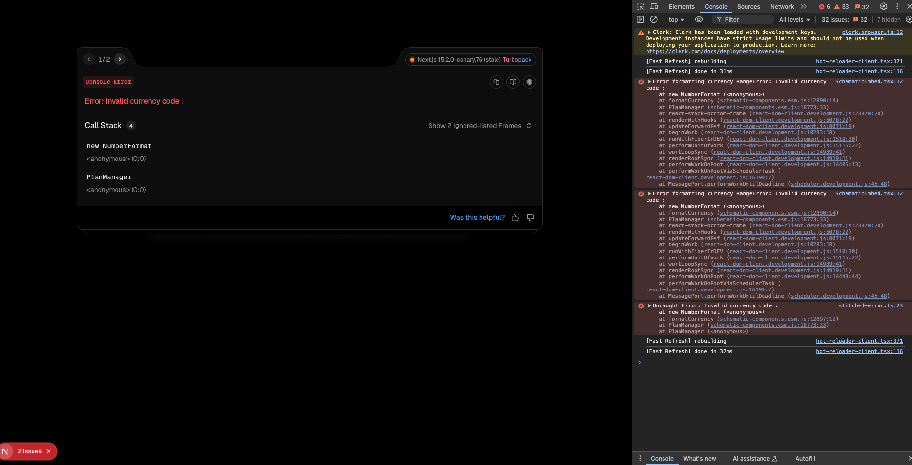 Help - Number currency error · University of Code