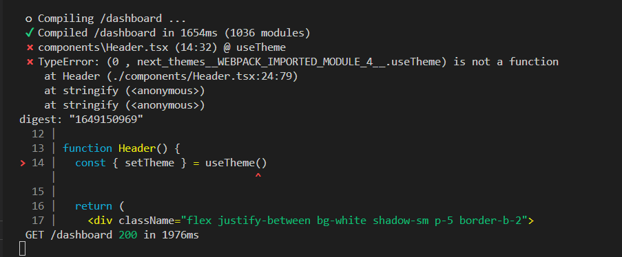 Shadcn Dark mode · University of Code