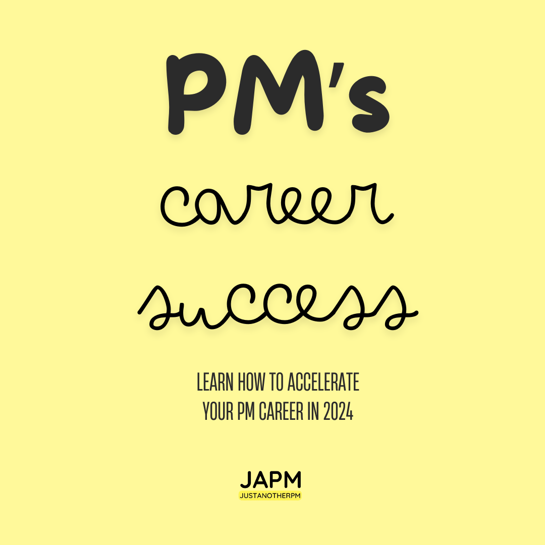 What’s Your Biggest Career Goal for 2024? · JUSTANOTHERPM