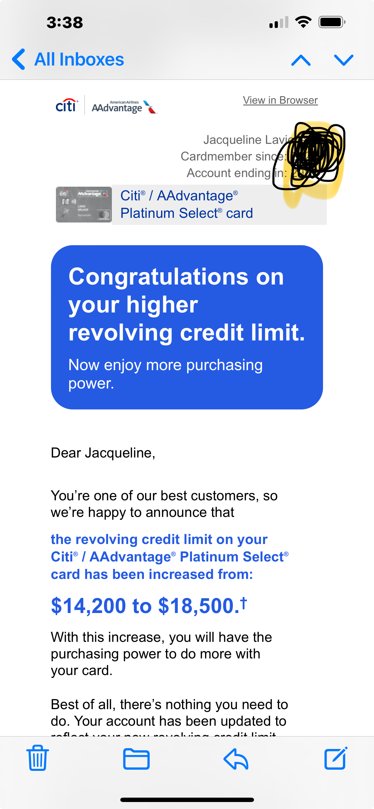 City credit card · Credit connector