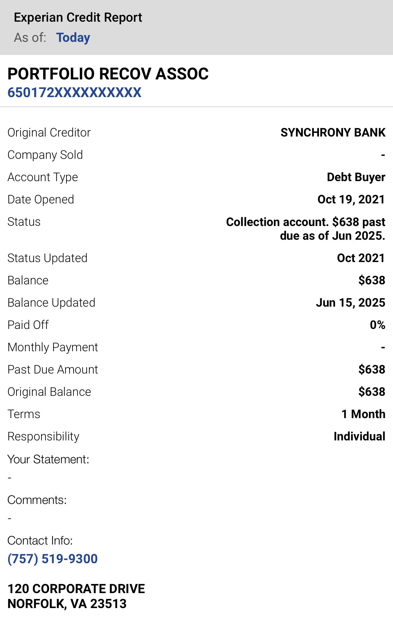Collection removal · Credit connector