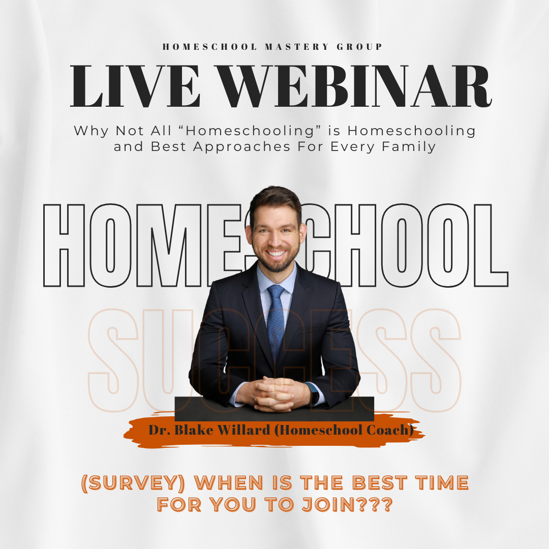 📅 Help Us Schedule the Best Time for Our Live Homeschool Webinar! · 🚀 Start Homeschooling