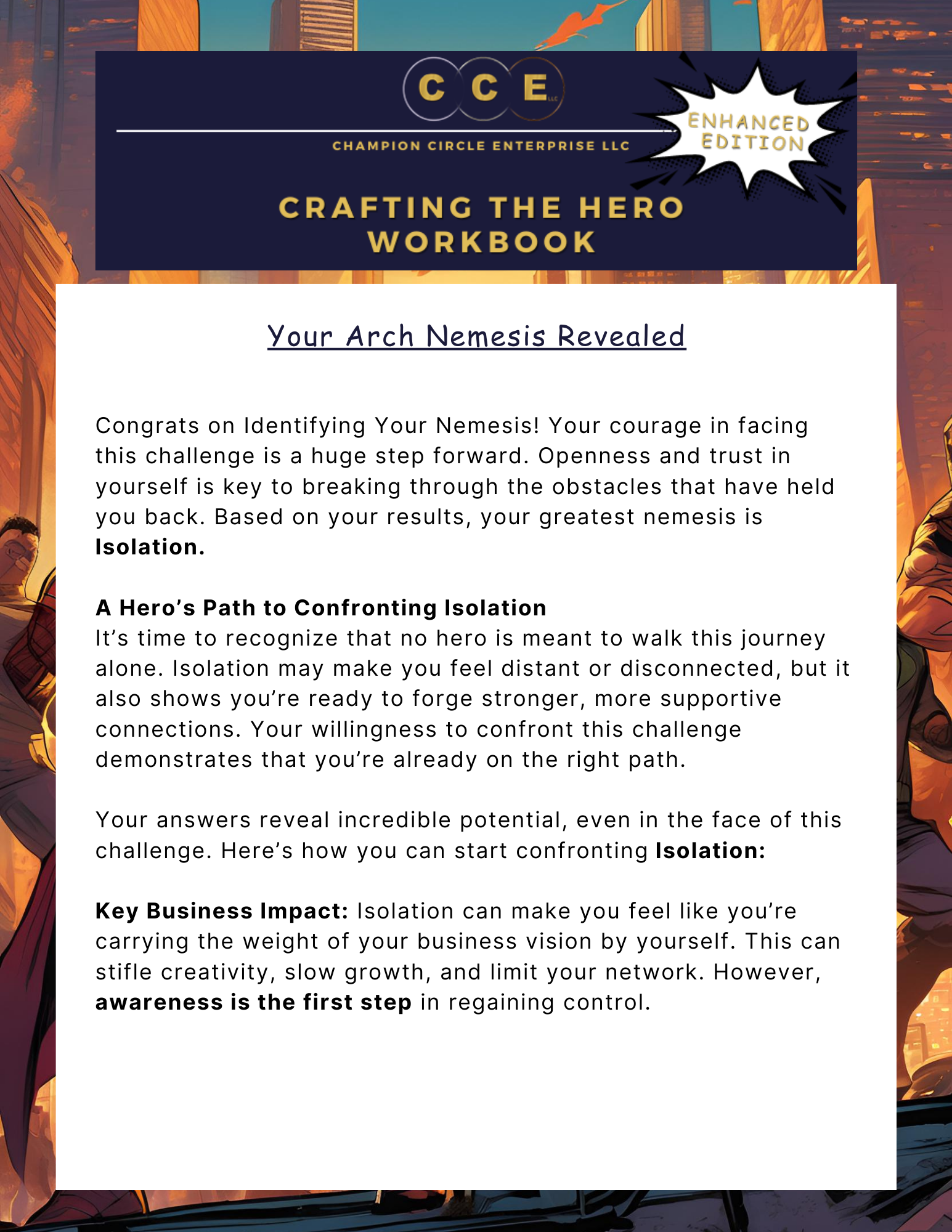 Your Arch Nemesis Revealed... · Hero Academy