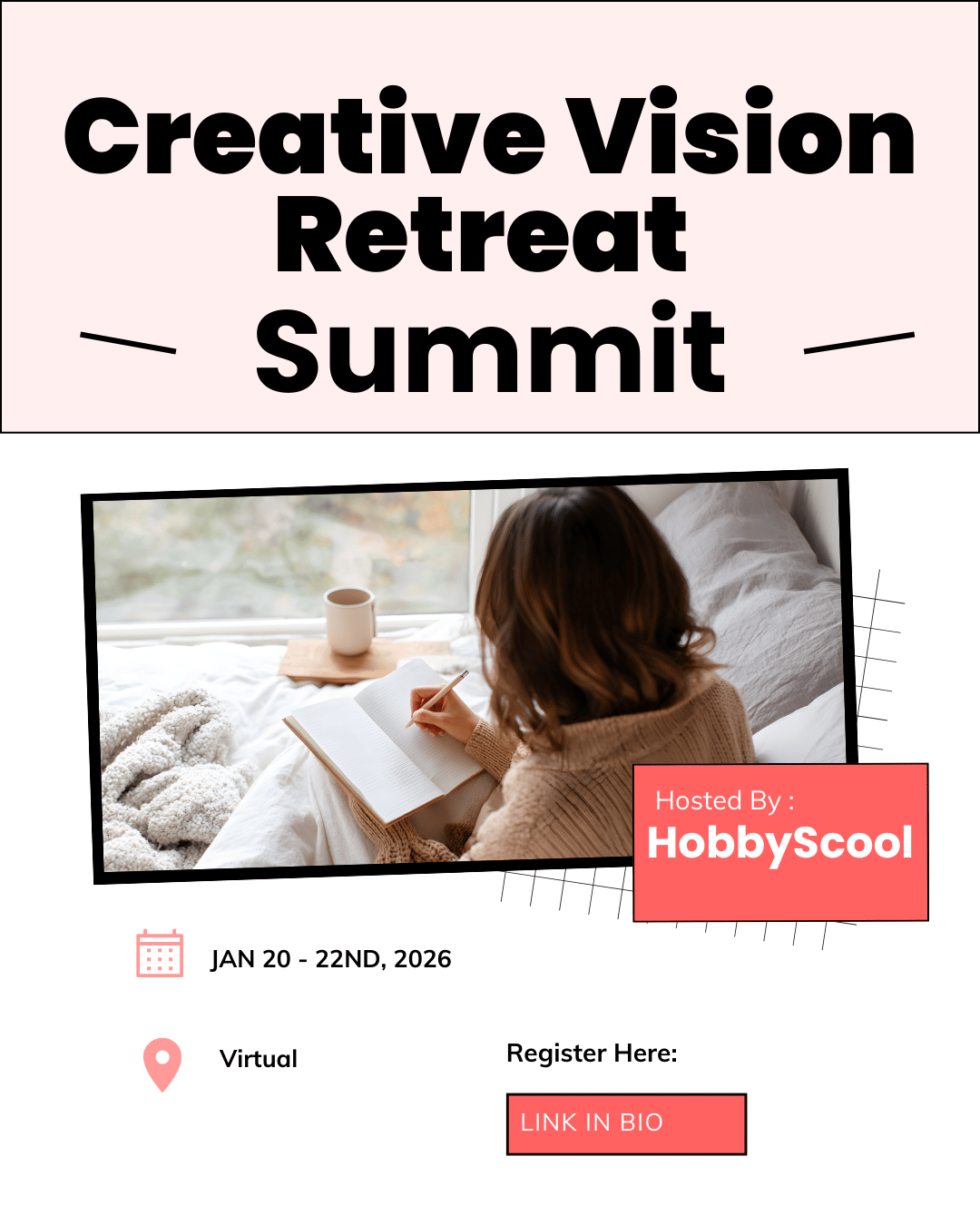 Here’s what’s waiting for you inside the Creative Vision Retreat Summit ...