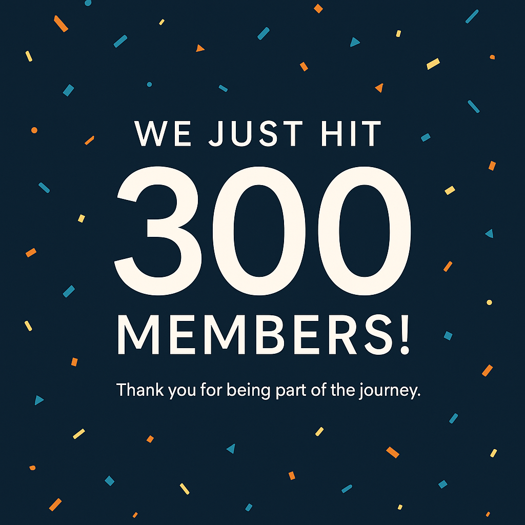 We Just Hit 300 Members! · Automation-Tribe-Free