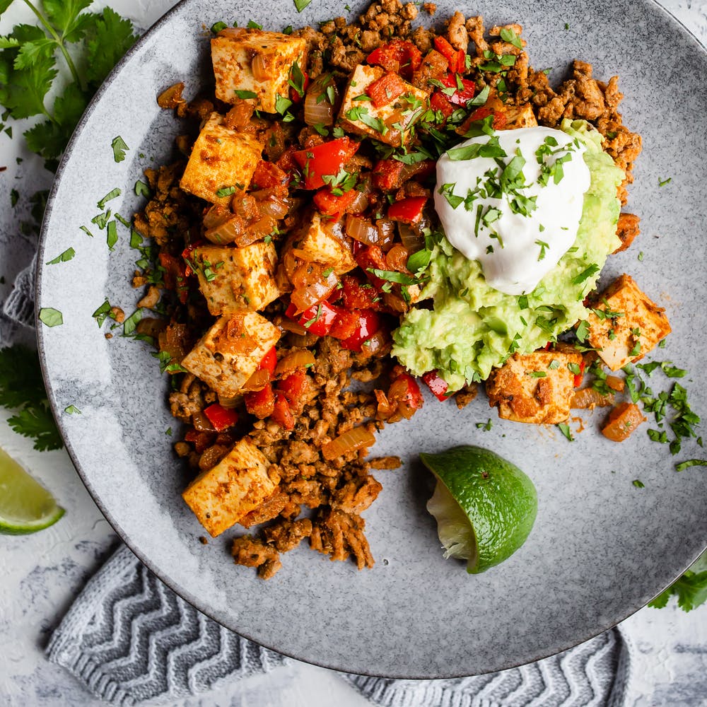 [New Recipe] Mexican Scramble (Egg Free) · Level Up Your Fitness