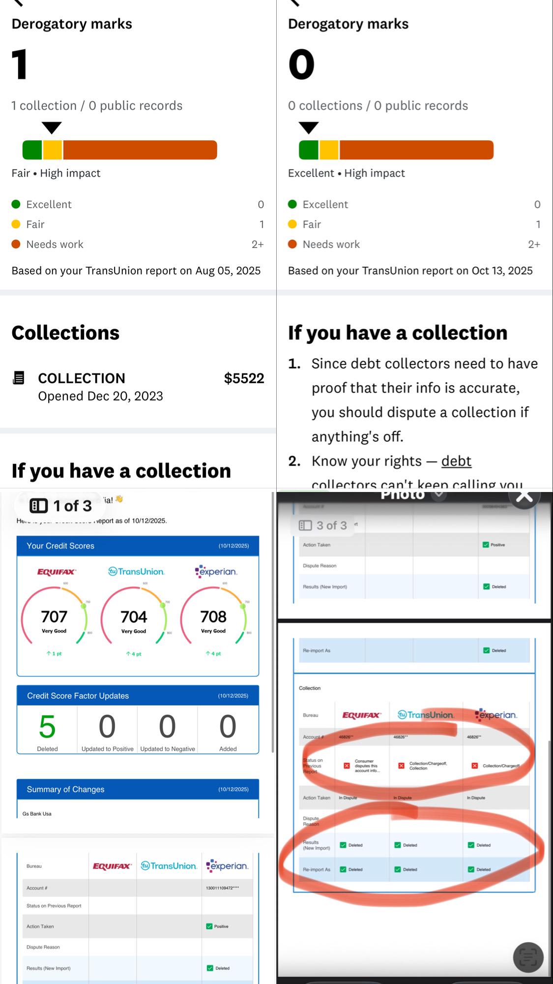 Collections Removed/ Boosted credit score!! · Winners Circle