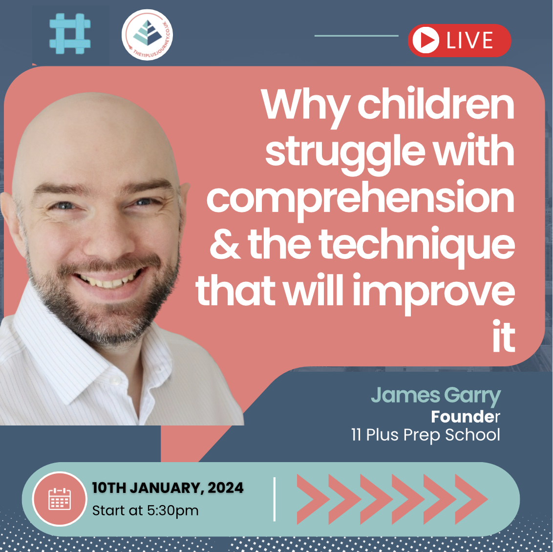 Educator Session on Comprehension · 11 Plus Journey