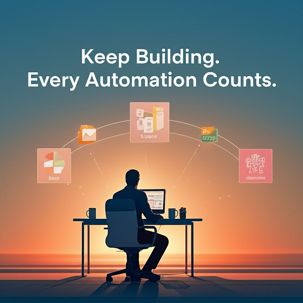 🌱 Keep Building — Automation Takes Time, But It’s Worth It ⚙️ · AI ...