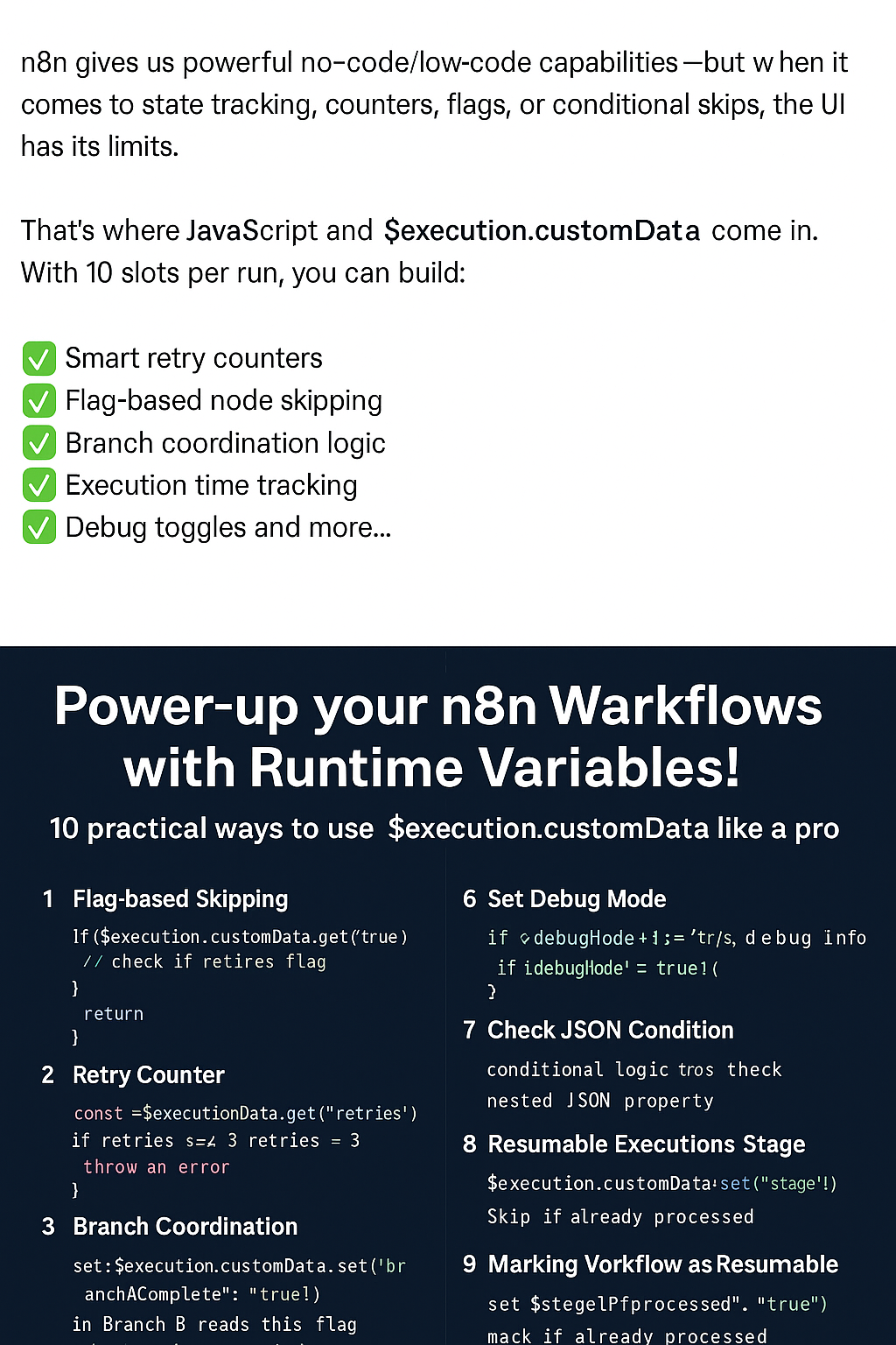 🚀 Power-up your n8n Workflows with Runtime Variables! · AI Automation Society