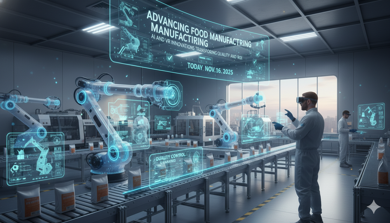 Advancing Food Manufacturing: AI and VR Innovations Transforming ...