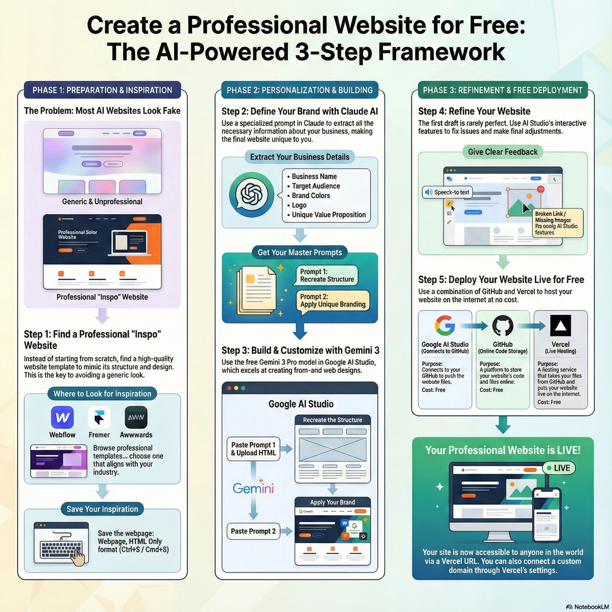 🚀 Build PRO websites for FREE — without that “AI-made” vibe · AI ...