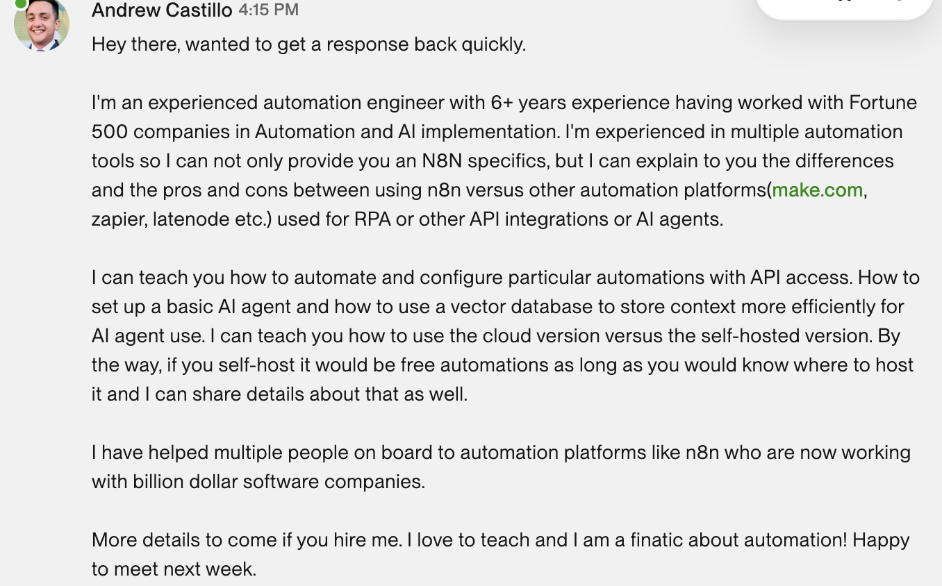 How I made over $100K this year by accepting a 1-hr n8n gig · AI ...