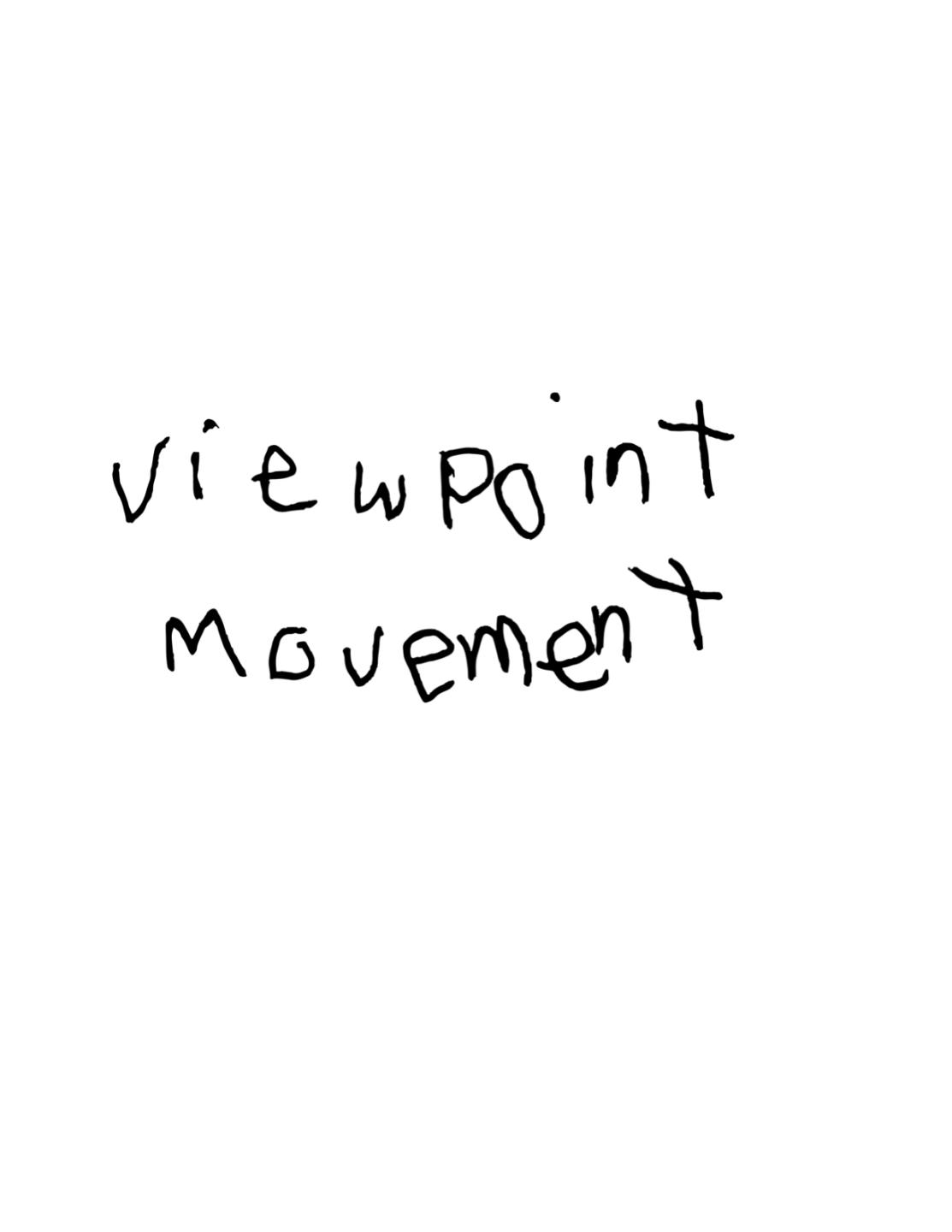 Viewpoint Movement