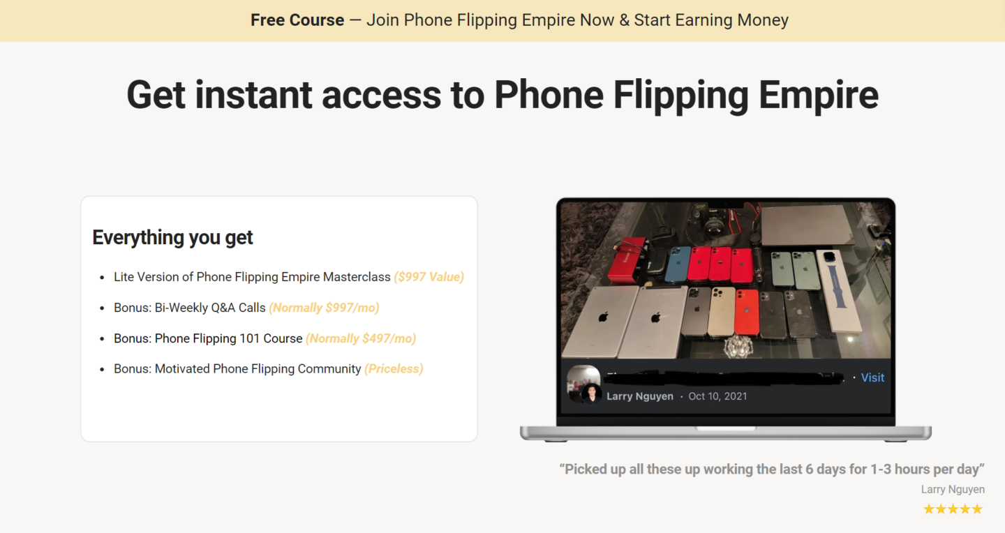 Phone Flipping Empire