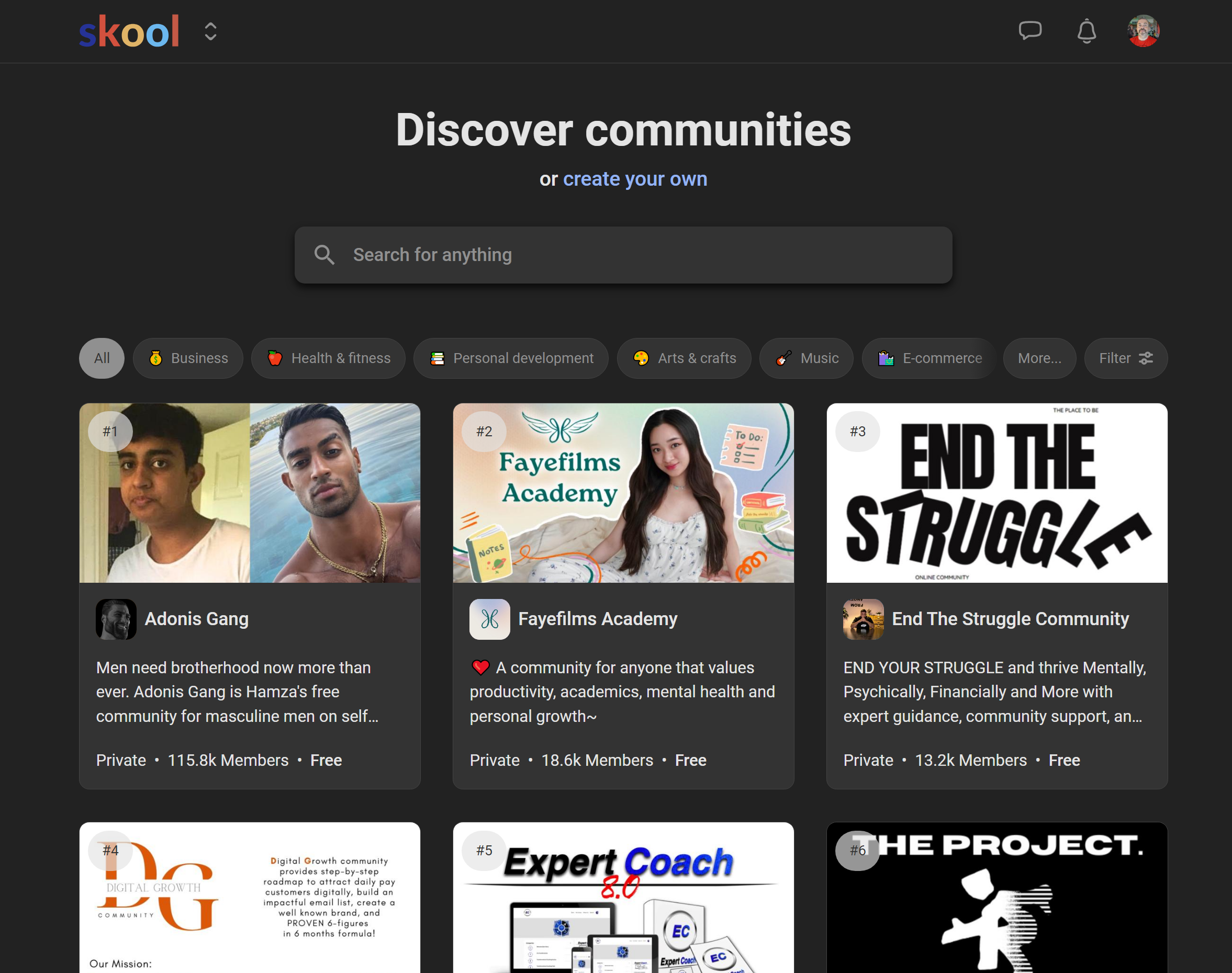 How Skool's Discovery page works and how to rank on it · Community Starters