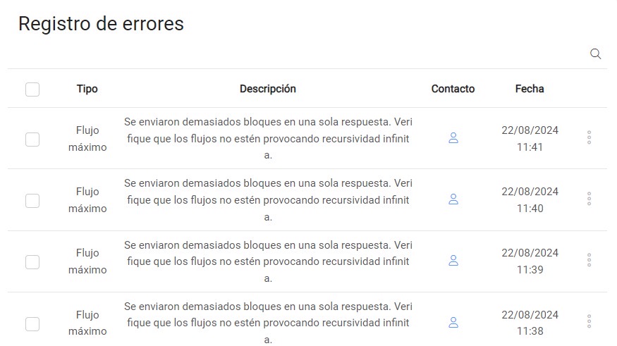 Error de flujo masivo · Whapify Academy