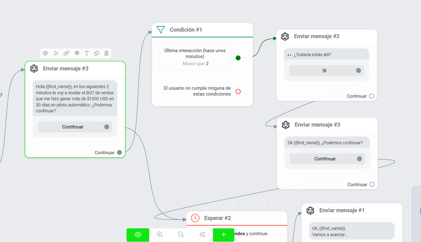 Respuesta a acción · Whapify Academy