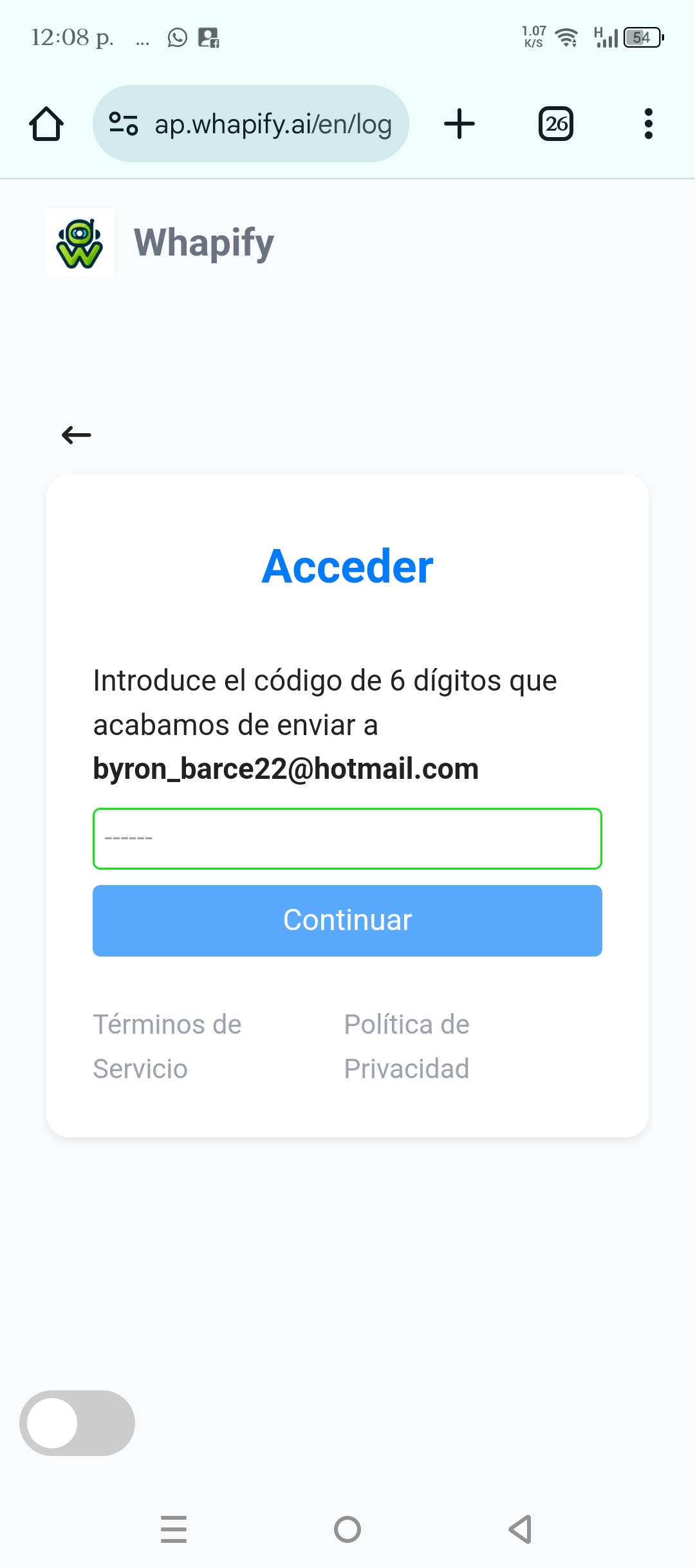 Ayuda xf soy nuevo · Whapify Academy