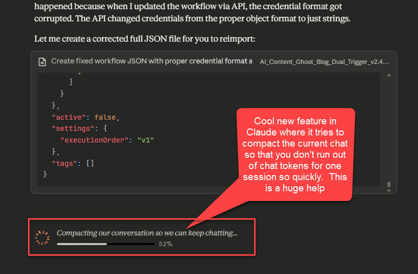 New feature in Claude is a HUGE help · Amplify AI Workshop