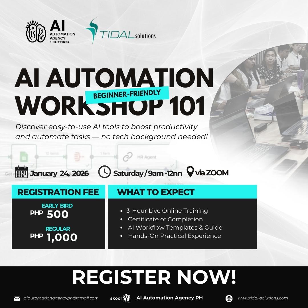 Online AI Automation Workshop · AI Automation Agency PH